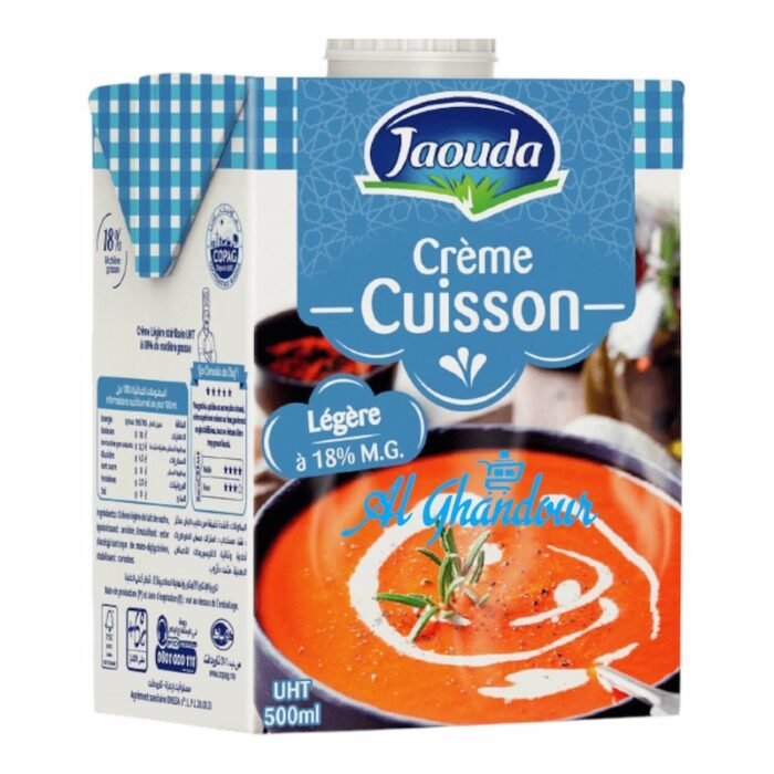 Crème UHT de Cuisson Légère Jaouda 500 ml – alghandourmarket.ma