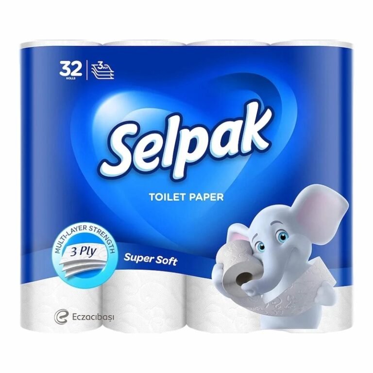 Papier Hygiénique 3 Plis Selpak – Pack de 32 Rouleaux – alghandourmarket.ma